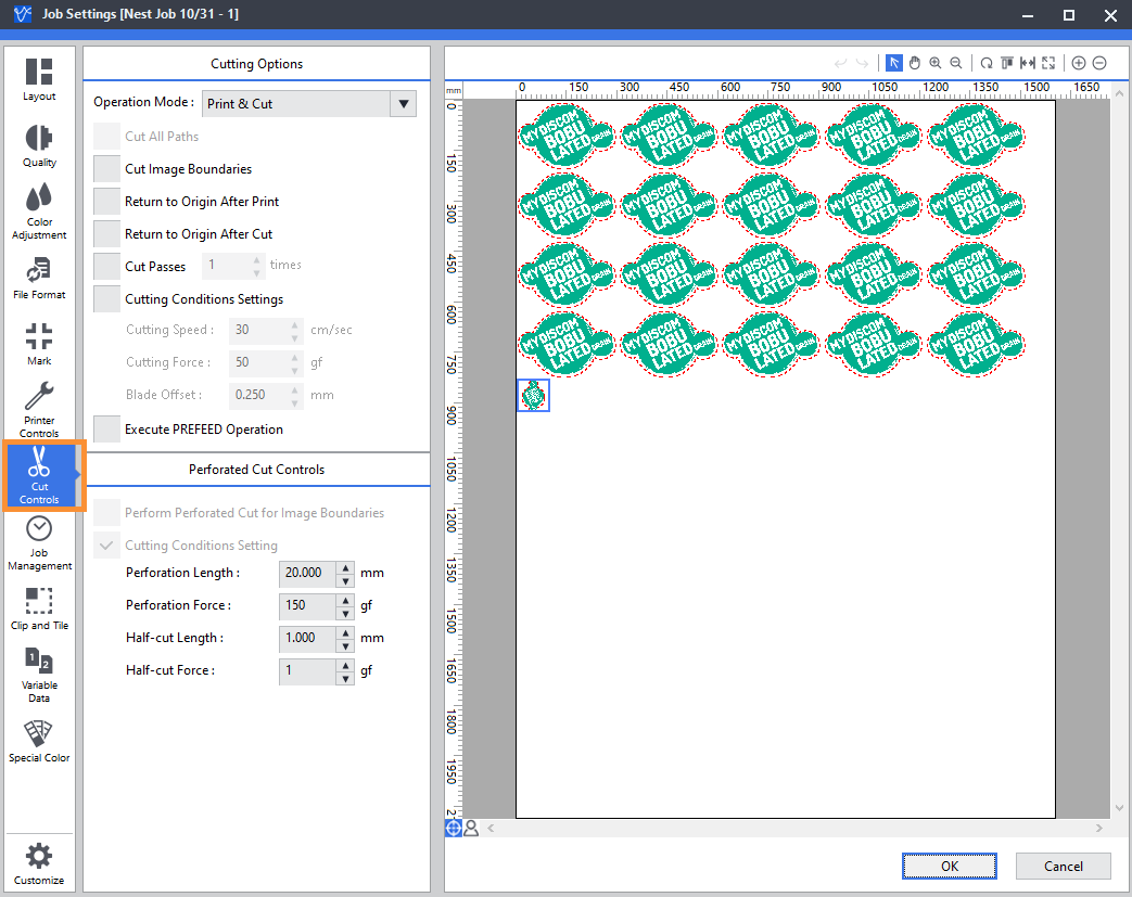 Cut Settings in VersaWorks Explained | Roland DG