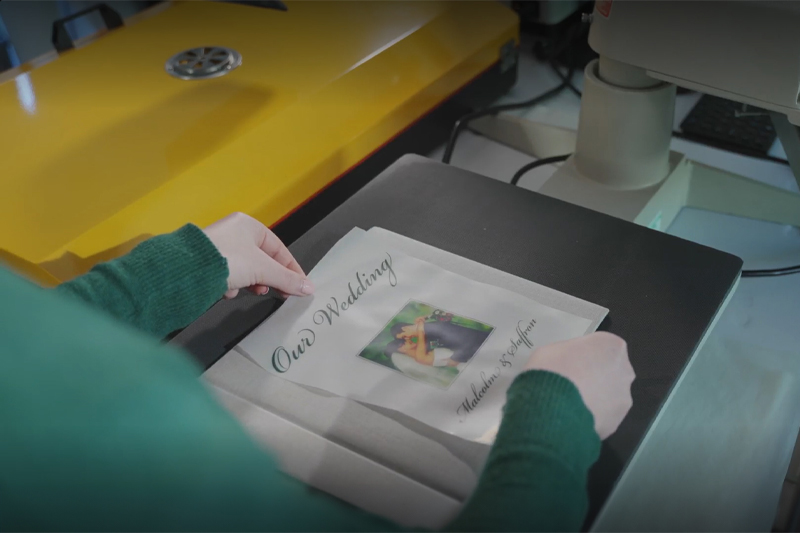 How to Personalise a Wedding Album with DTF | Roland DG