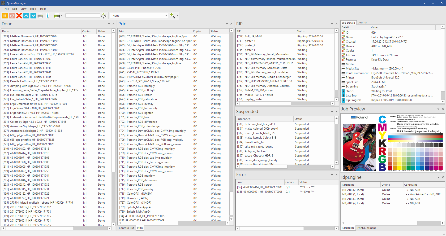 Ergosoft Roland DG Edition 3 RIP Software Features